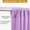 2 Pack White Backdrop Curtains 59"x85" – Wrinkle Free Polyester Drapes ...