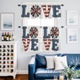 3 Piece Kitchen Curtains and Valances Set LOVE Cafe Curtains 24 Inch ...