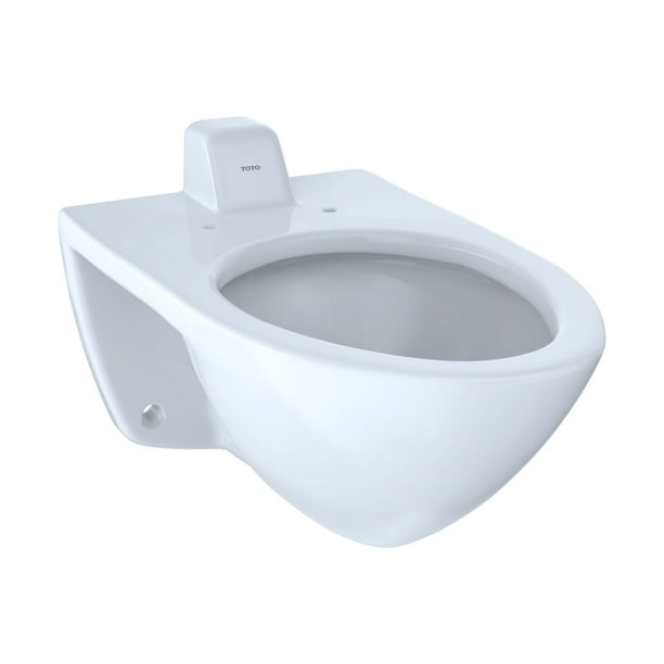 Toto CT708UV#01 TOTOÂ® Elongated 1.0 GPF Wall-Mounted Flushometer ...