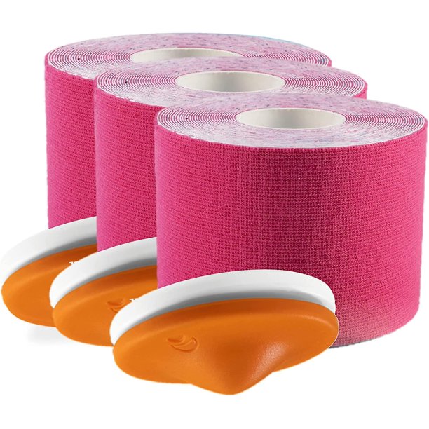 3 Rolls Kinesiology Tape Including Trigger Button, Make Tensions ...