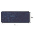 Gaming Mouse Pad 800 x 300 mm Artistic Curve Mousepad Large Stitched ...