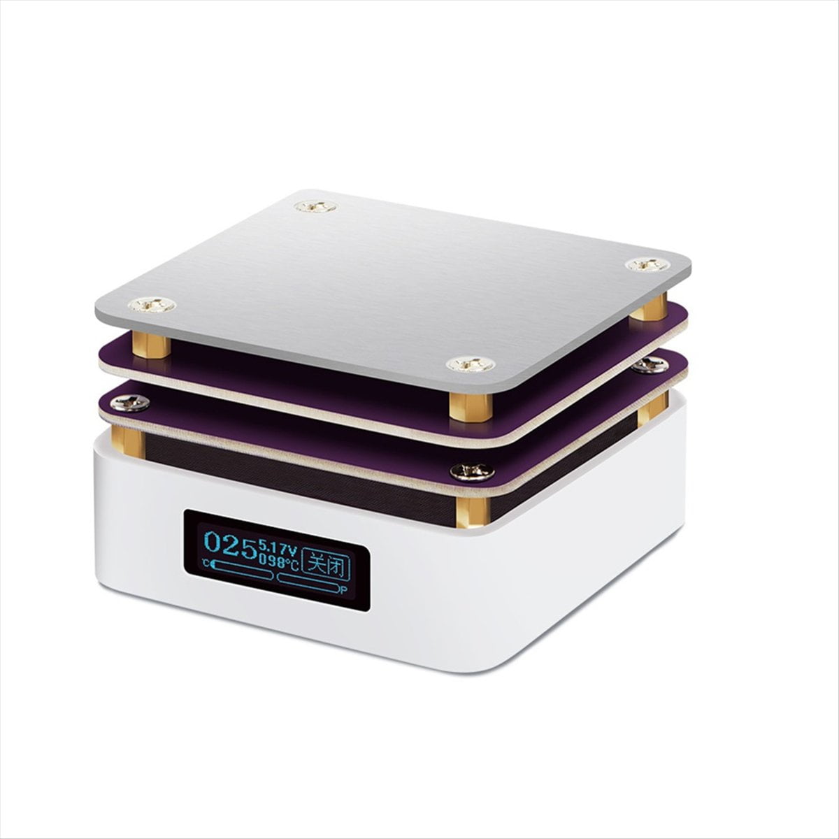 PD65W Mini Hot Plate Digital Soldering Preheating Rework Station PCB ...