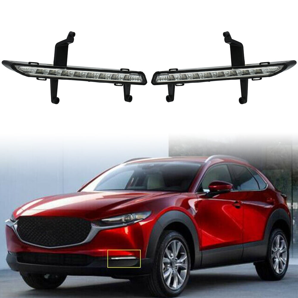 ZS 1Pair LED DRL For Mazda CX-30 CX30 2020 2021 Car Front Bumper Turn ...