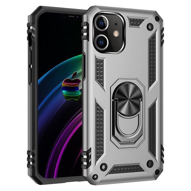 iPhone 12 /12 Pro Case - Heavy-Duty, Ring Holder - Walmart.com
