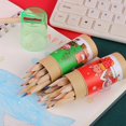 12Pcs High-graded Colored Pencils Set Christmas Party Favors for Kids ...