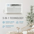 Keystone 10,000 BTU 450 Sq. Ft. Through-the-Wall Air Conditioner, White ...