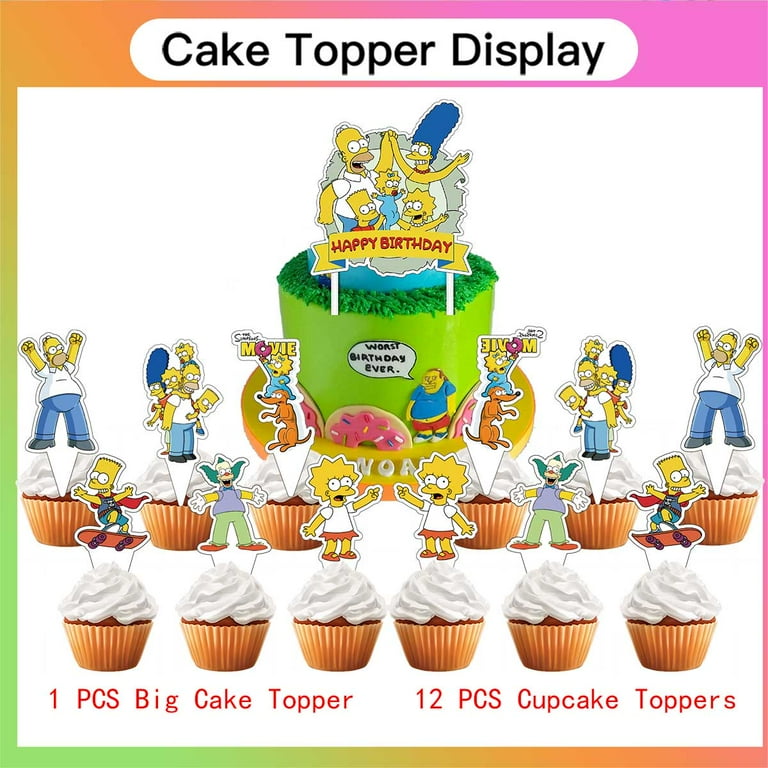 The Simpsons Wedding Cake Topper Simpsons Cake Topper SET OF THE ...