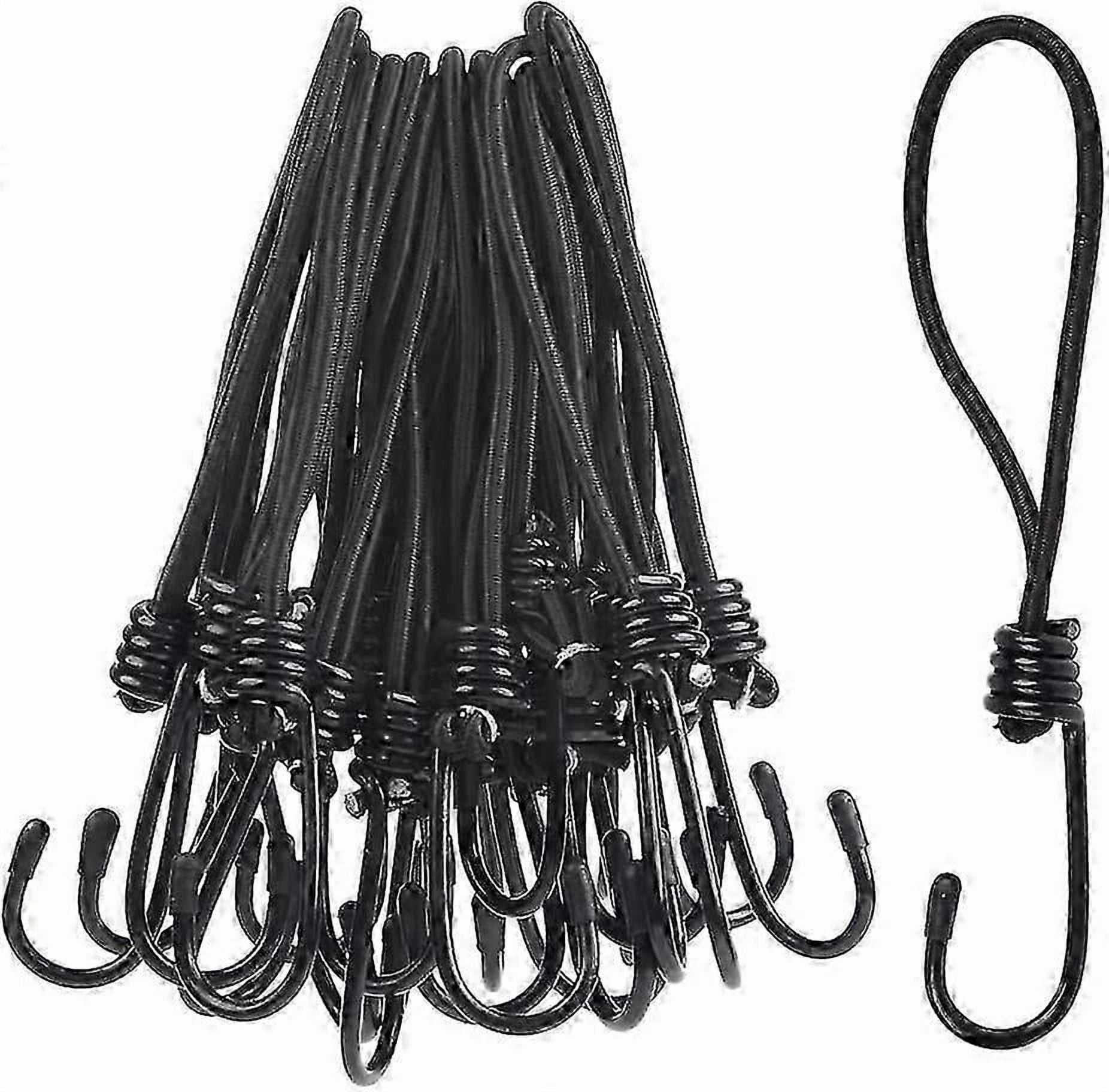 Expandable Rubber Tension Hooks 25pcs for Tarps, Tents, Awnings, Nets ...