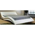 Greatime B1041-1 Wave-like Shape Upholstered Modern Platform Bed ...