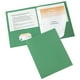 Two Pocket Folders with 3 Prong Fasteners, 25 Green Folders (47977 ...