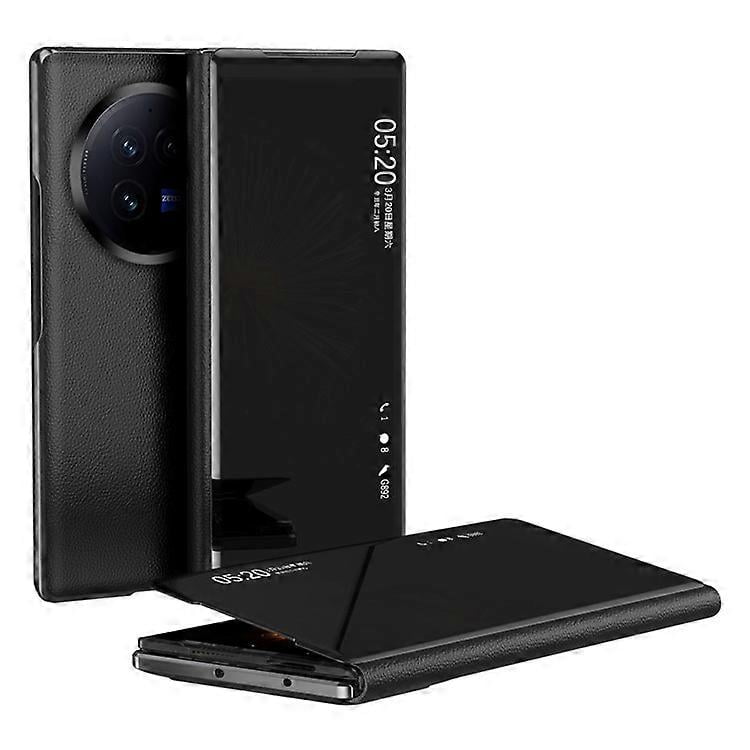Compatible with vivo X Fold3 leather protective case mirror ...