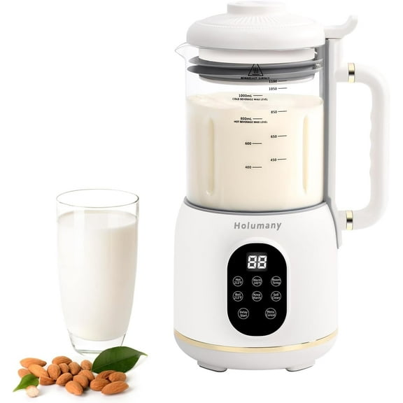 Almond Cow Milk Maker Plant-Based Nut Grain Seed Milk Blender with ...