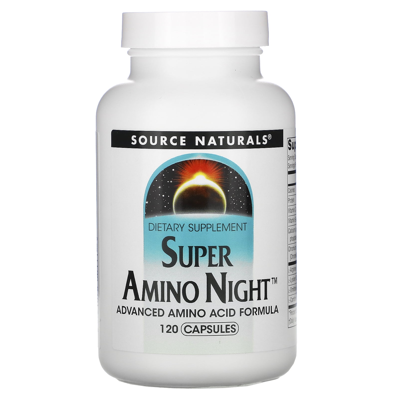 Source Naturals Source Naturals Super Amino Night, 120 ea - Walmart.com