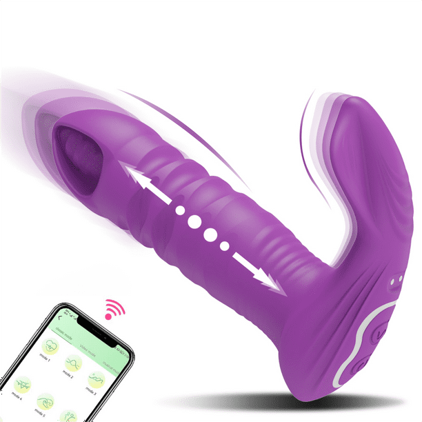 TLUDA Thrusting G Spot Vibrator with APP Conrol for Women, Remote Wearable Vibrator Adult Sex ...