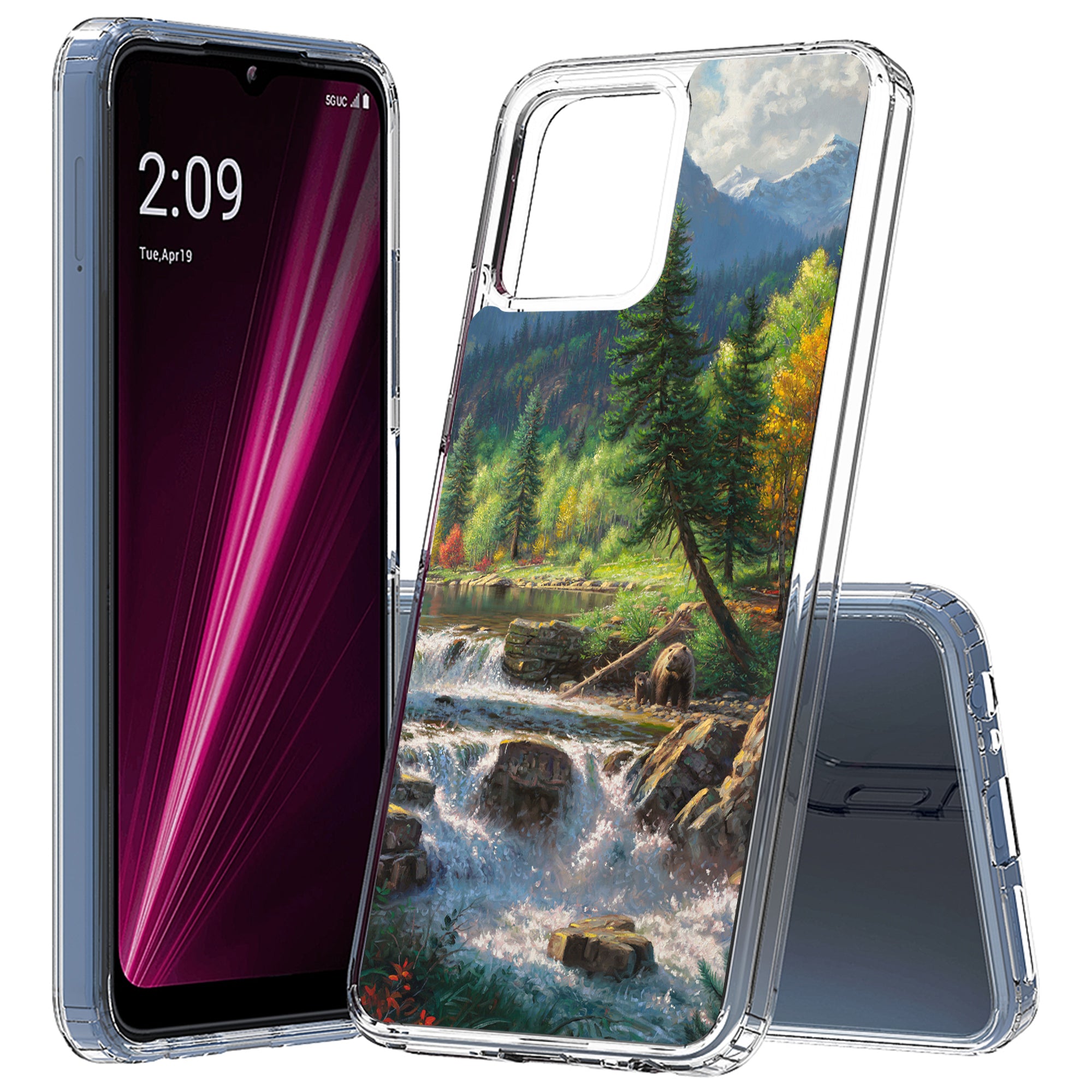 AquaFlex Designed For T-Mobile REVVL 6 5G Case Transparent Clear ...