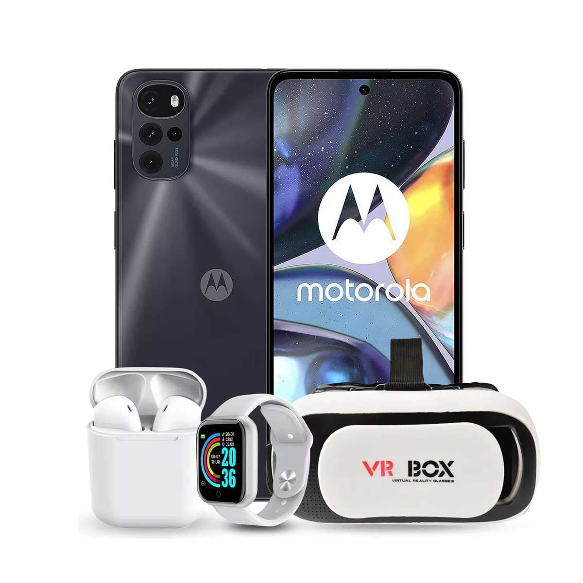 Moto G22 Motorola Dual Sim 128 GB Negro Cósmico 4 GB RAM + 3 Regalos ...