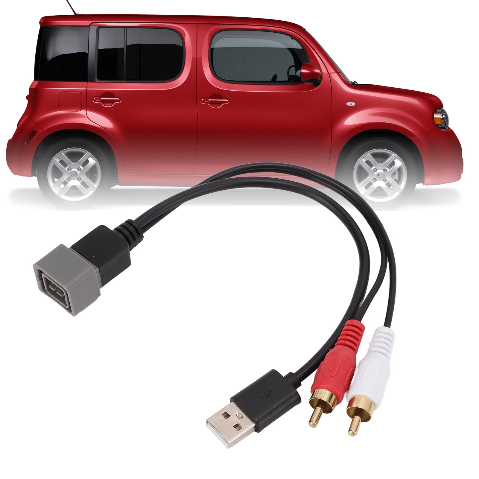 Buy Car Cable, MP3 WMA WAV Format Audio Input Adapter Cord Plug And ...