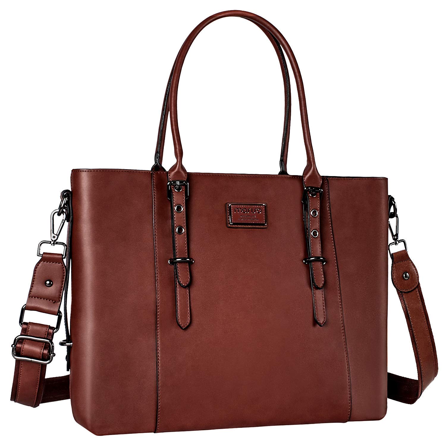 Mosiso Women s Briefcase PU Leather 15 6 Inch Laptop Tote Bag Shoulder Mosiso Women s Briefcase PU Leather 15 6 Inch Laptop Tote Bag Shoulder