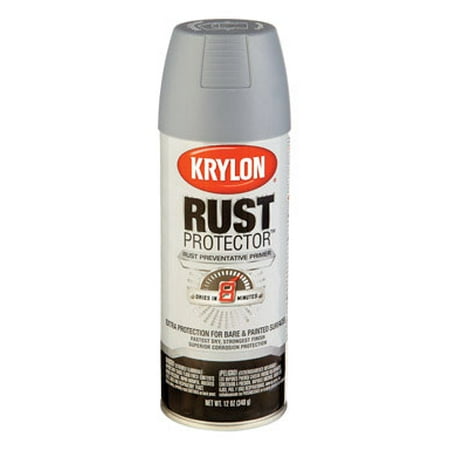 Krylon Gray Primer Gloss Rust Protector Spray Paint, 12-Ounce - Walmart.com