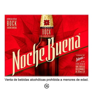 Cerveza Bohemia Noche Buena edición limitada 6 botellas de 355 ml c/u ...