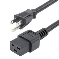 StarTech Computer Power Cord - NEMA 5-15P to C19, 14 AWG, 3 ft ...