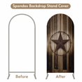 5FT Arch Backdrop Covers, Western Star Retro Wedding Arch Cover ...