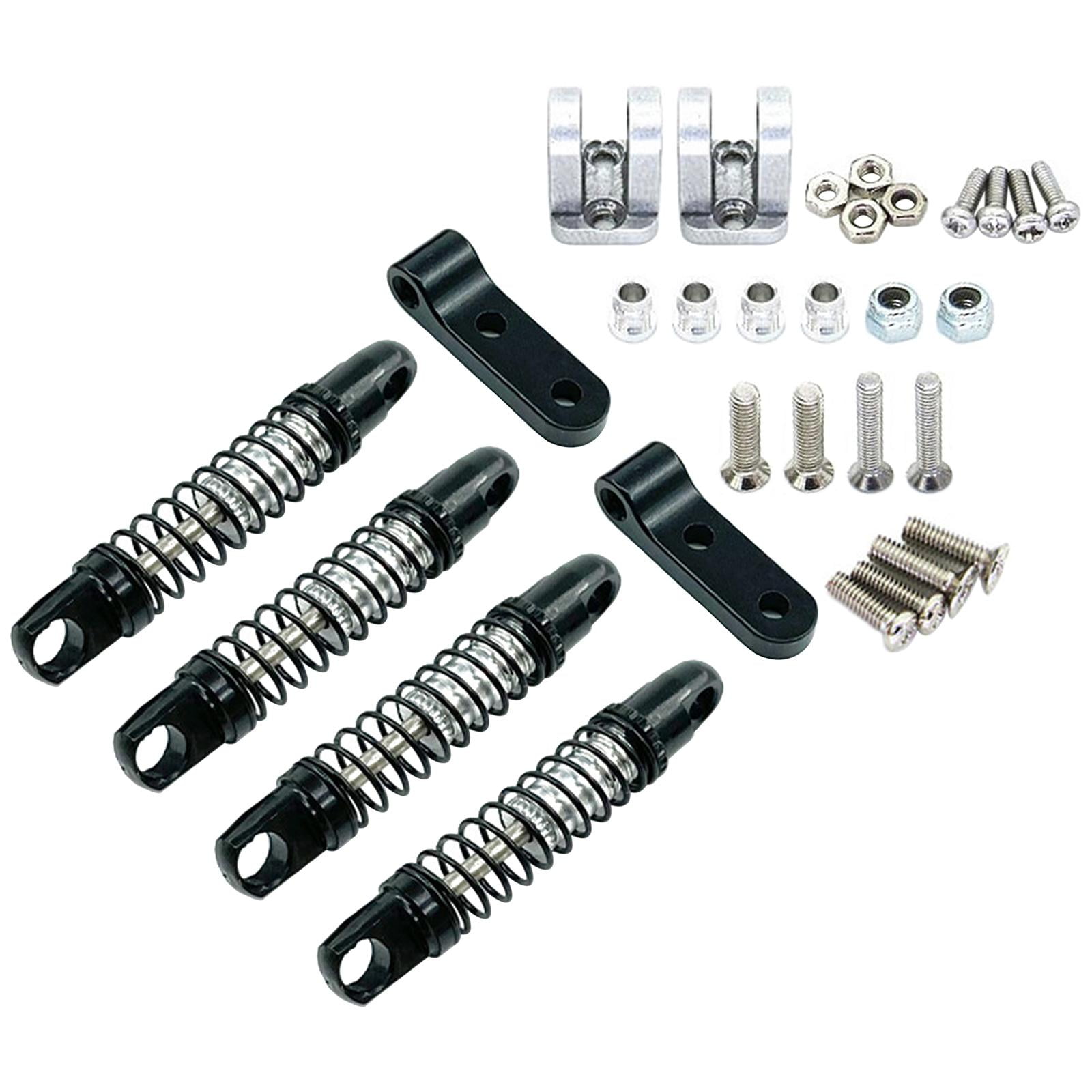 RC Shock Absorber Set 1/16 Spring Damper with Fixed Seat Upgrade for ...