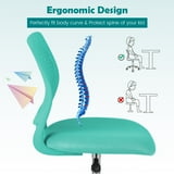 Giantex Kids Desk Chair, Adjustable Swivel Chair for Children, Armless ...