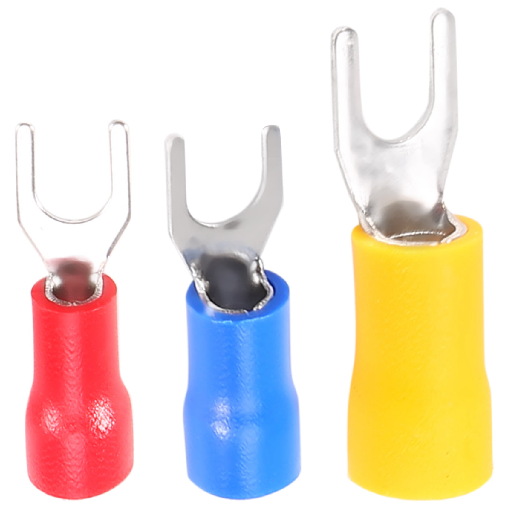 300 Pcs 22-16 16-14 12-10 AWG Insulated Fork Spade U-Type Wire ...