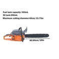 WAASOSCON 16" Cordless Electric Chainsaw,58cc 3000W Brushless Motor ...