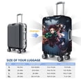 Anime Demon Slayer Suitcase Cover Elastic Washable Luggage Protector ...