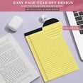 A4 Lined Notebook - Tearable Horizontal Line Paper Note Book Memo ...