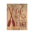 Life Is Better at the Lake Stencil Template Reusable 8.5 x 11 for ...