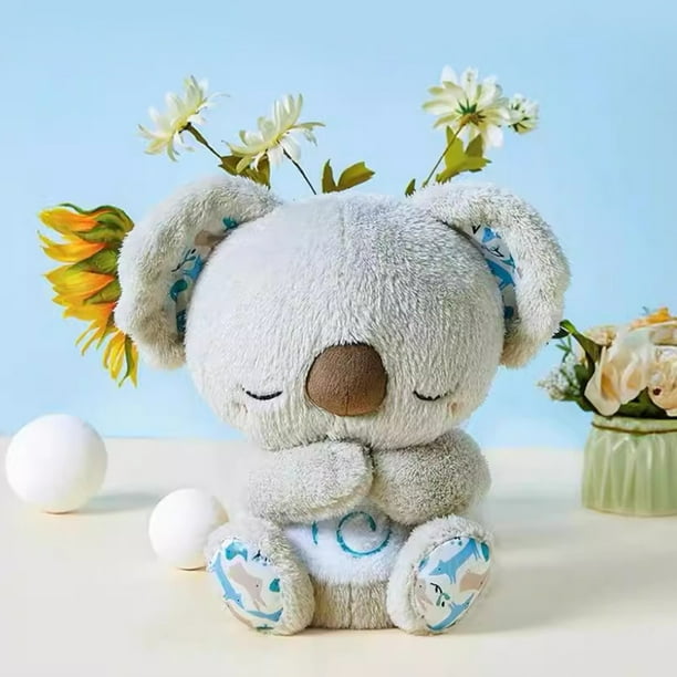 Koala que respira, nutria que respira creativa, muñeco de peluche, lindo alivio para dormir ...