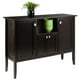 Winsome Wood Melba Buffet Cabinet, Sideboard, Coffee Finish - Walmart.com