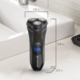 Remington R3000 Series Rotary Shaver, Men's Razor, Black/Blue, Pr1335C ...