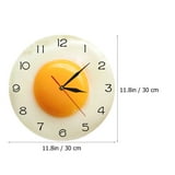 Raindrops Vintage Home Egg Yolk Clock Living Room Clock Child 30X30CM ...
