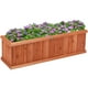 40 Inch Wooden Flower Planter Box Garden Yard Decorative Window Box ...