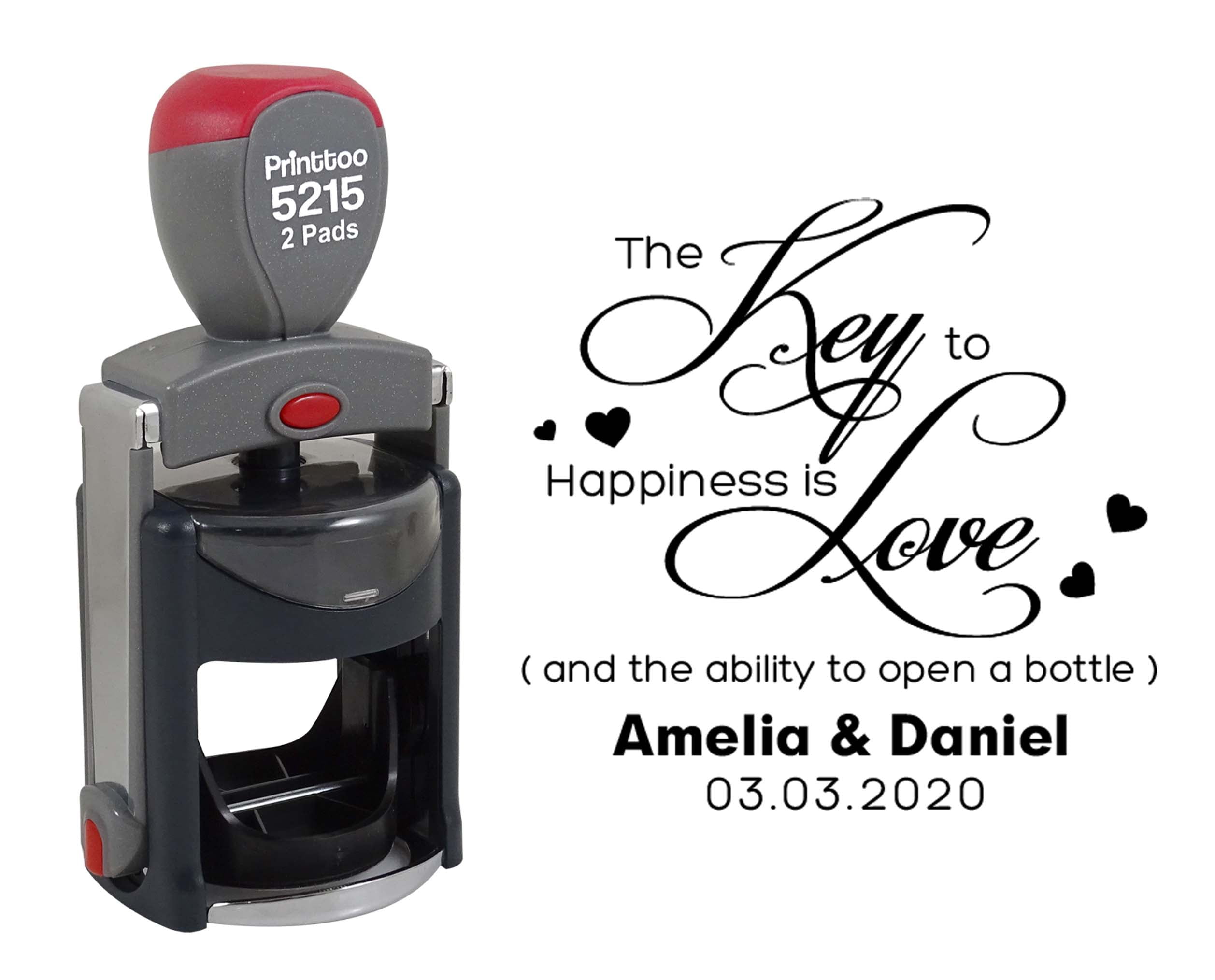 Printtoo Office Stationery Heavy Duty Dater Stamp With Revised Text ...