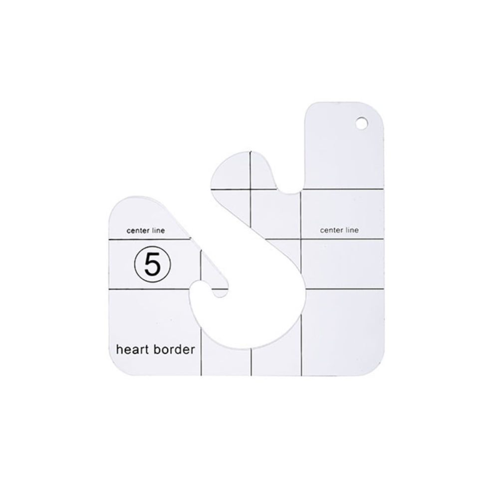 Merkmak Free Motion Quilting Template, DIY Shaped Sewing Machine Ruler ...