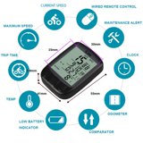 axGear Bike Speedometer Bicycle Speed Meter Digital Odometer Waterproof ...