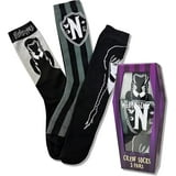 Wednesday Addams Crew Socks Kawaii Gift Set with Coffin-Shaped Gift Box ...