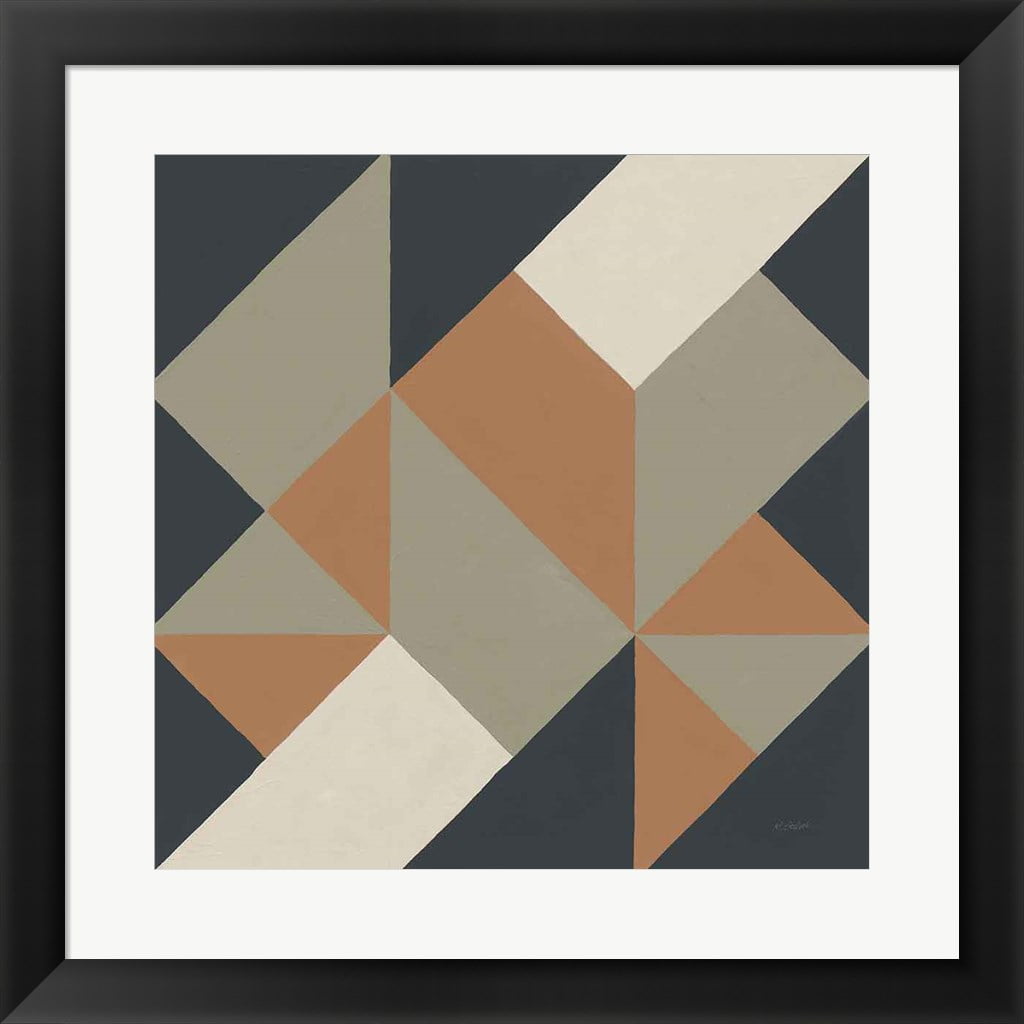 Great Art Now Triangles I Highland by Mike Schick, Framed Wall Art, 19 ...