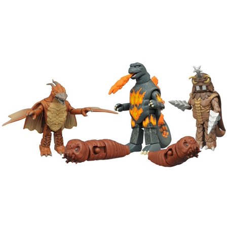 UPC 699788814390 - Burning Godzilla, Rodan, Megalon & Motha Larvae ...