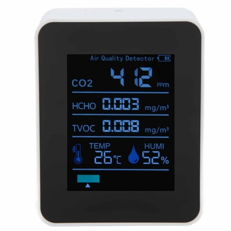 5 In 1 Air Quality Detector Co2 Detector Air Quality Supplies ...