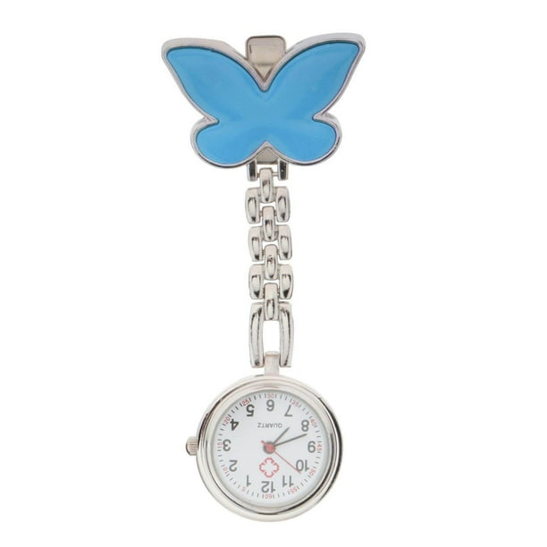 facefd Nurse Watches Wall Charts Clock Butterfly Pocket Fob Watches ...
