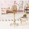 AOOOWER Mini Metal Bird Cage Model Micro Landscape DIY Birdcage ...