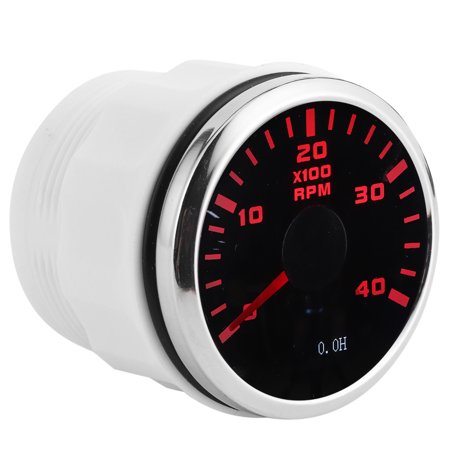 Tach Hour Meter, 52mm Tachometer, 4K RPM Tachometer, Tachometer, High ...