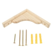 Homoyoyo Triangle Shelving Brackets Triangle Wood Shelf Bracket Beige ...