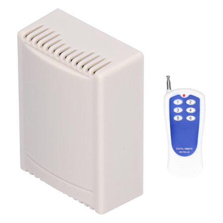 Wireless Receiver, 6-Way Interlock ABS Material Long Use Time Remote ...